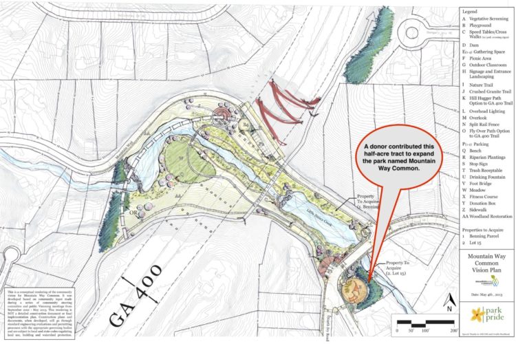Gateway park at PATH400 in North Buckhead to be expanded with donated ...