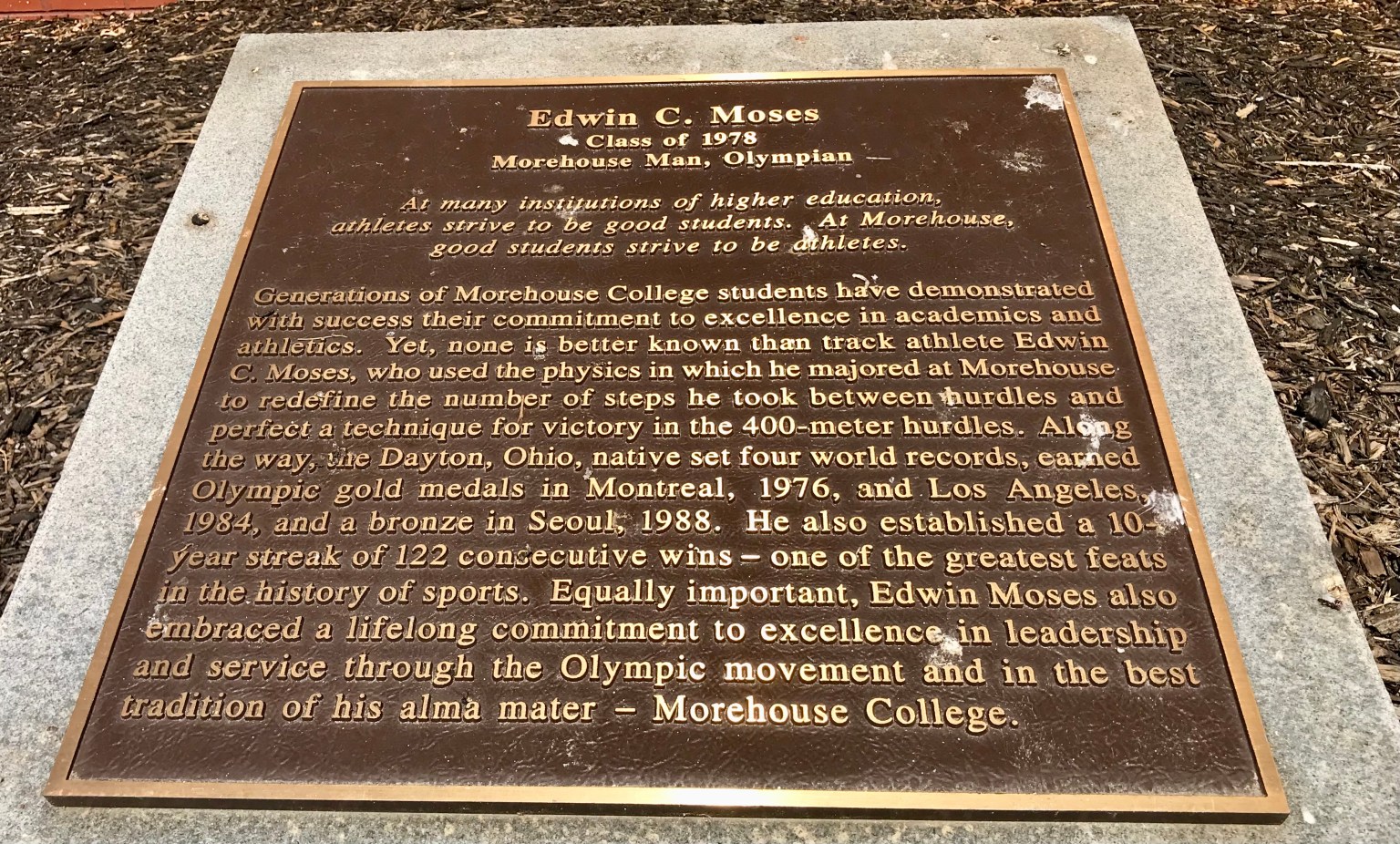 Olympic athlete Edwin Moses on new Morehouse track: ‘Doesn’t it look ...