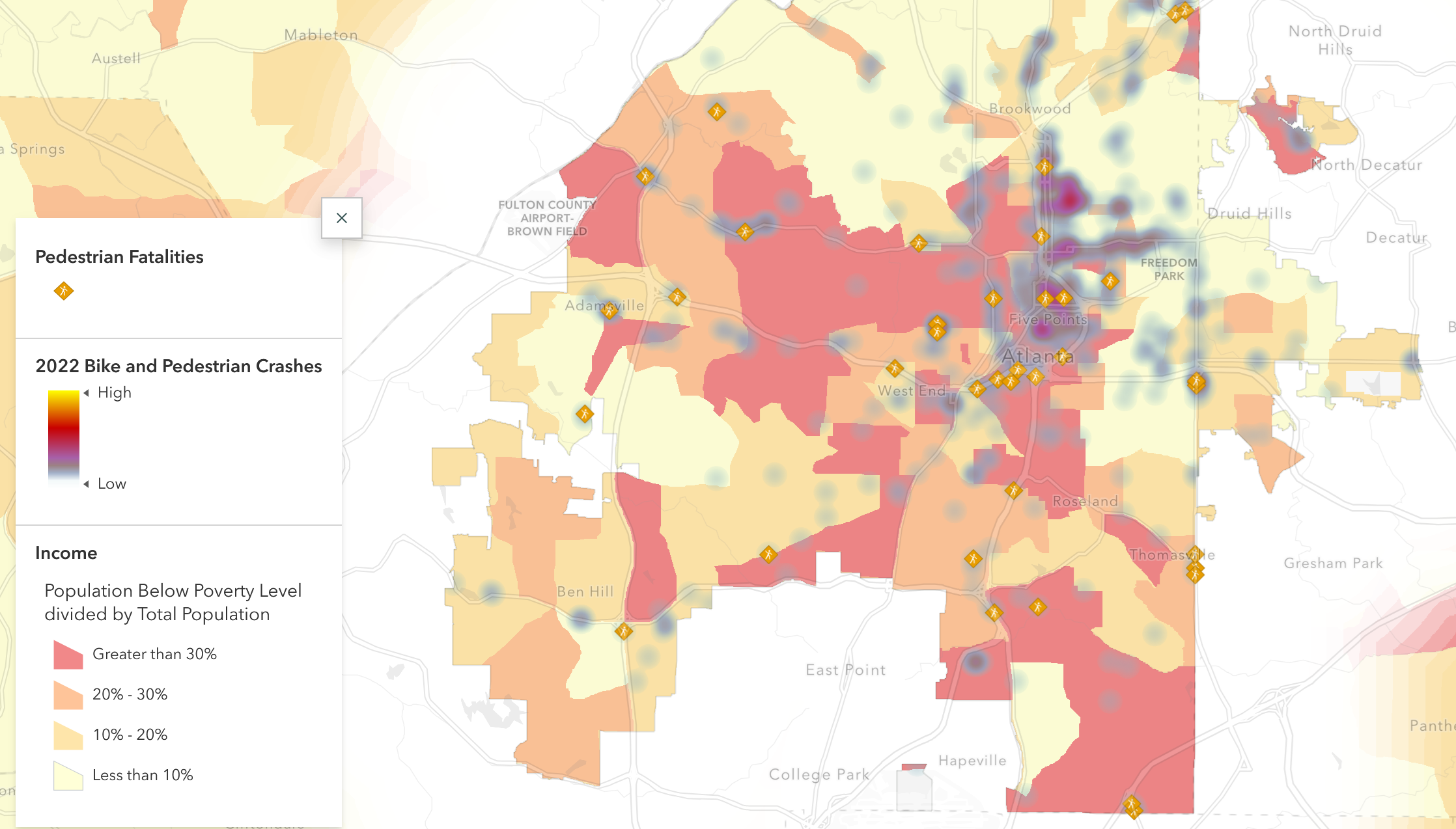 Atlanta’s pedestrian death rate is rising and worse in majority-Black ...