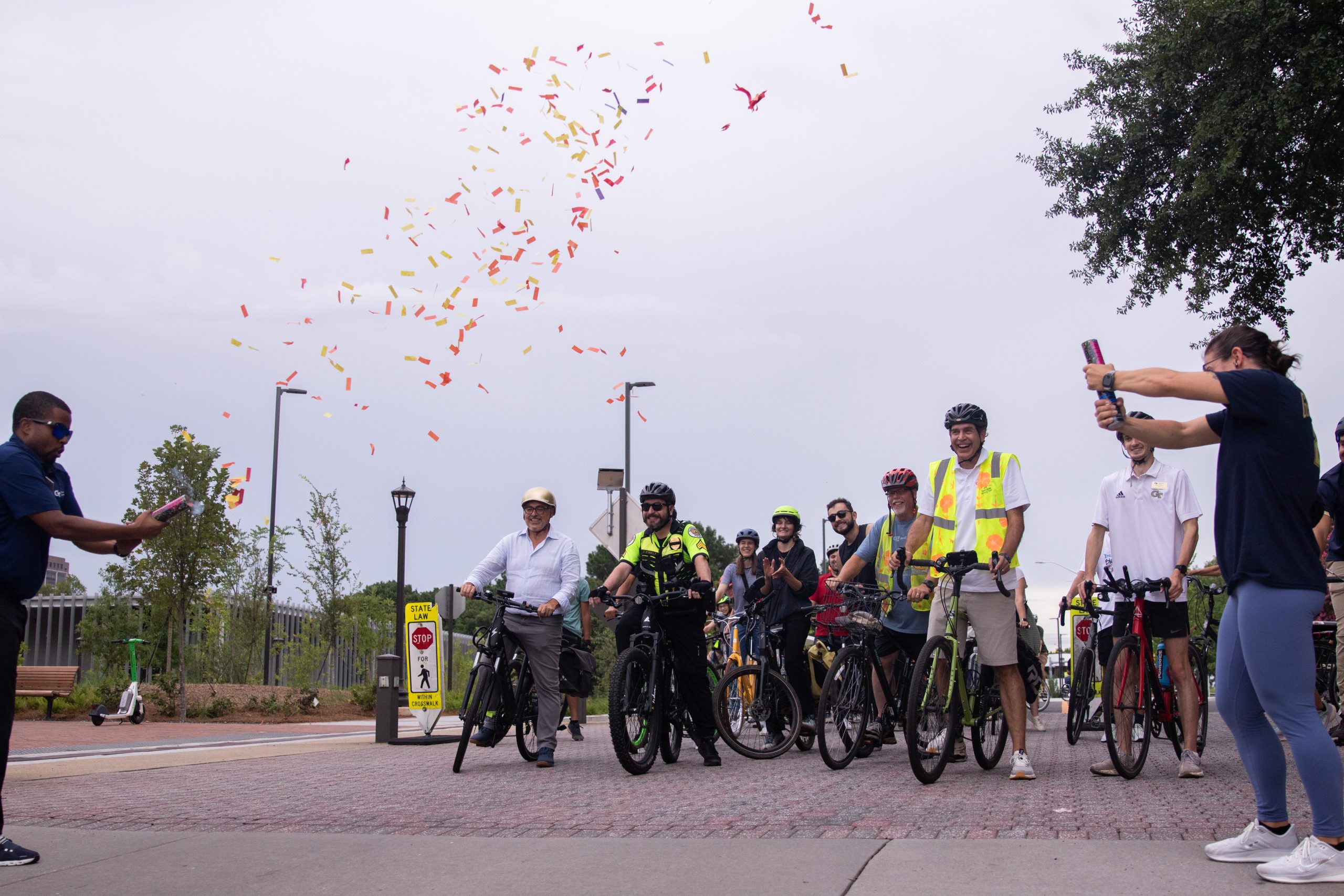 Georgia Tech unveils new campus cycle track - SaportaReport